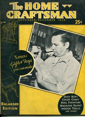 Vintage Popular Home Craft Magazine November / December 1936 | eBay