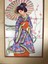 Vtg. Stunning Japanese Geisha Parasol Matted Framed Signed Tile Mural ...