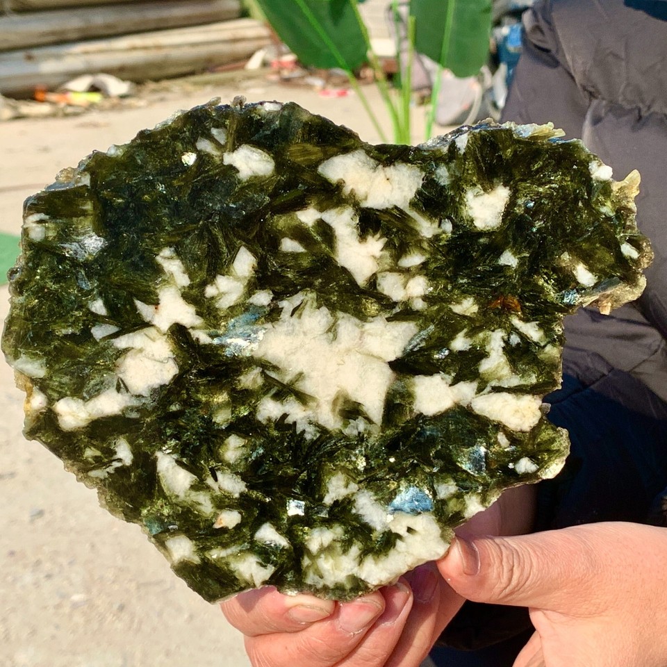 1.1LB Natural green lepidolite Flaky Crystal Specimen Healing- Museum ...