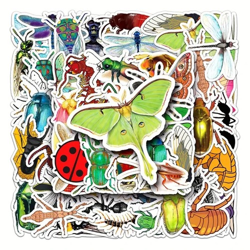 50 Pack of Cool Insect Stickers for Laptop/Water Bottle/Phone Case | eBay