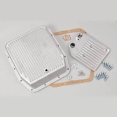 79-93 FORD AOD FINNED ALUMINUM TRANSMISSION PAN DEEP CAPACITY MUSTANG ...