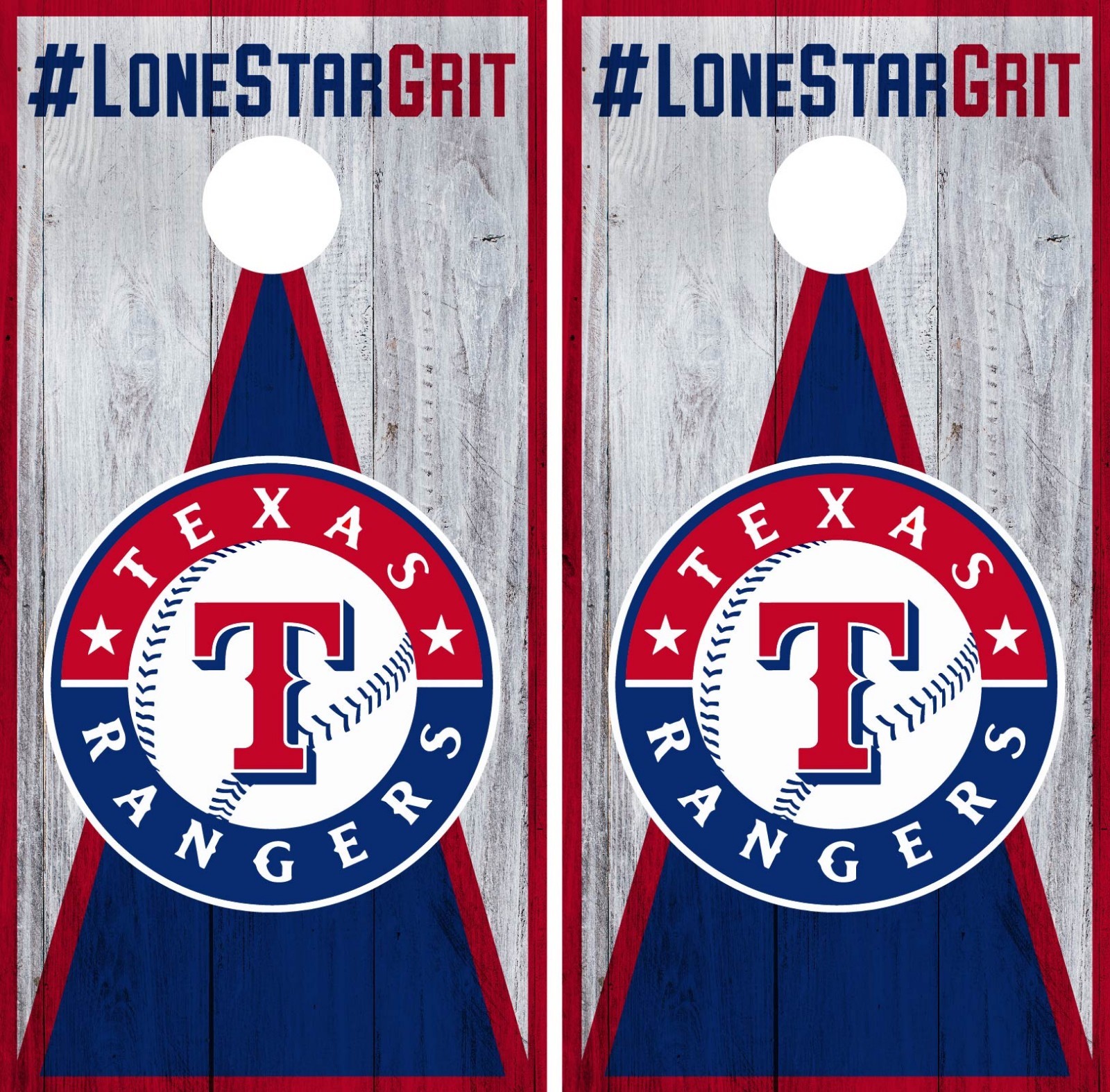 Texas Rangers Cornhole Wrap MLB Vintage Game Board Skin Set Vinyl Decal ...