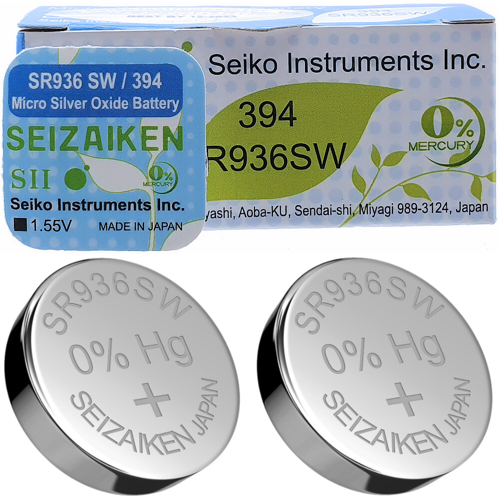 2 x Seiko Seizaiken 394 SR45 SB-A4 SR936SW Watch Batteries | eBay