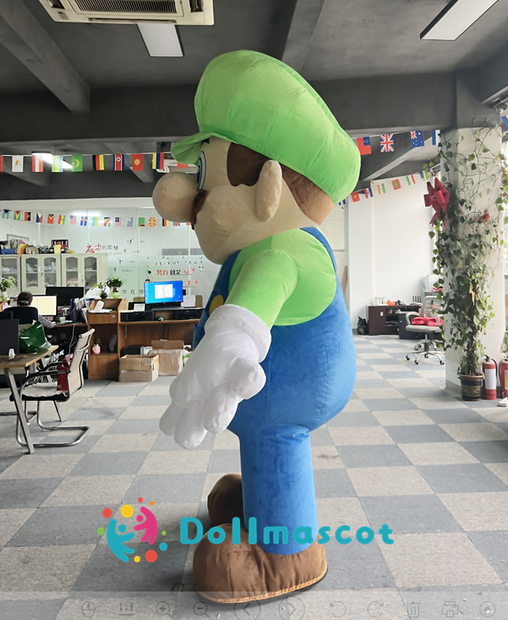 Inflatable Super Mario Mascot Costume Suit Animal Character Halloween ...
