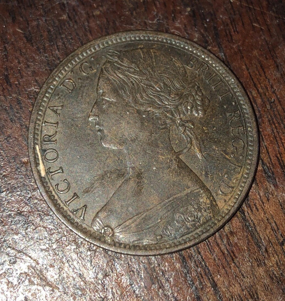 Great Britain 1871 Penny Hard To Get Coin | eBay