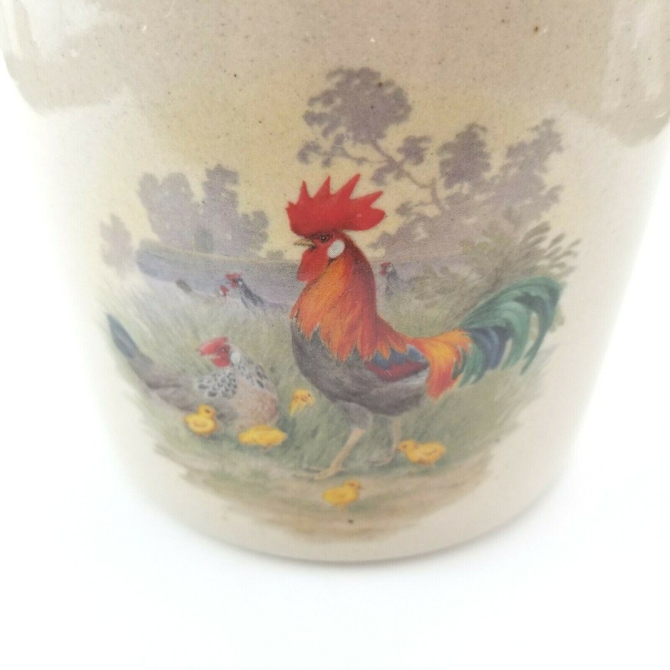 Marshall Pottery Hand Turned Rooster Crock 5.25" x 4.25" USA | eBay