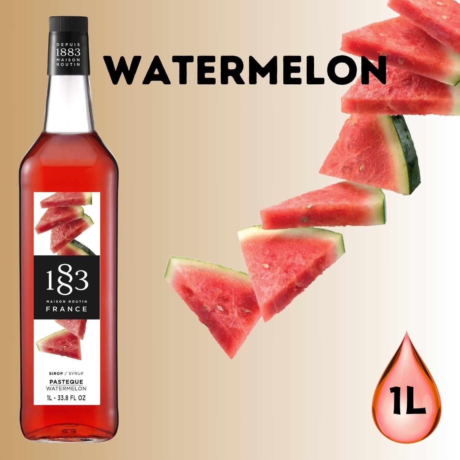 1883 Maison Routin Premium Watermelon 1L Syrup Home Cocktail Making | eBay