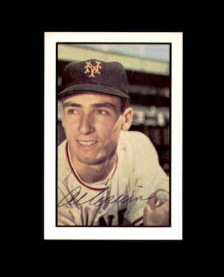 Al Corwin Hand Signed 1953 Bowman Color Reprint New York Giants ...