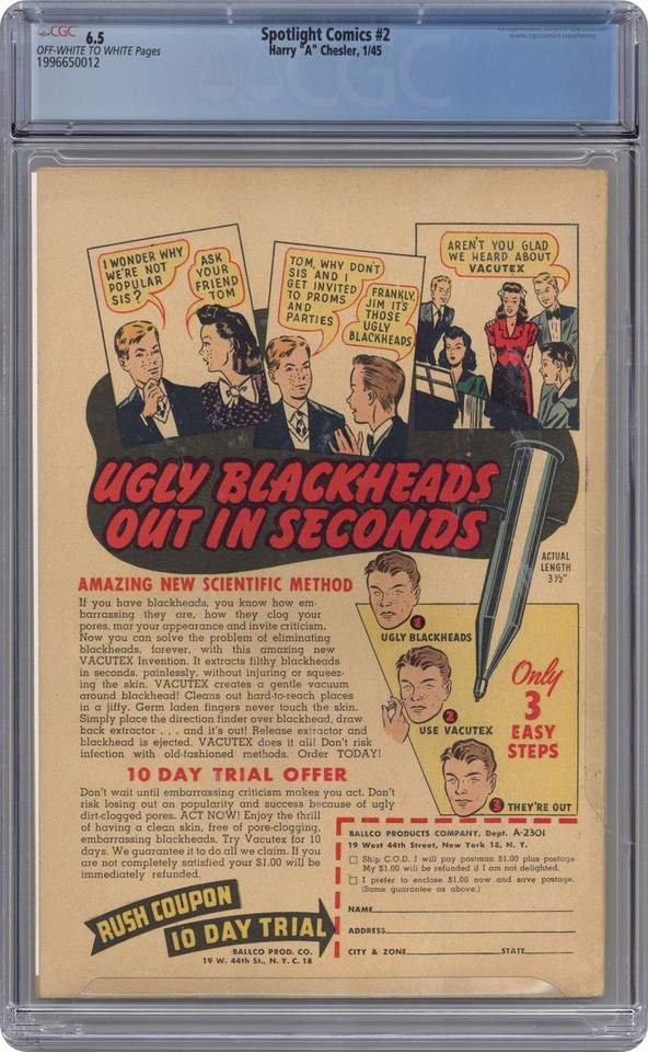 Spotlight Comics #2 CGC 6.5 1945 1996650012 | eBay