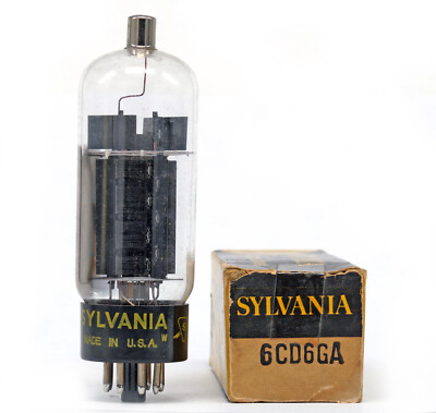 6CD6GA/6CD6 SYLVANIA NOS Tube Valve Valvola Röhre Valvula Lampe 진공관 真空管 ...