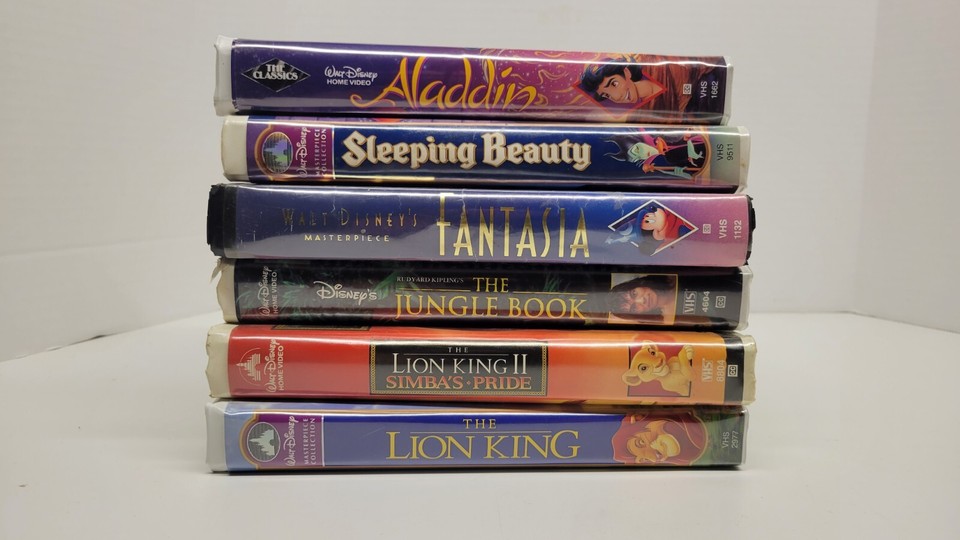 Walt Disney VHS Tapes Collection Movies Classics Lot of 6 | eBay