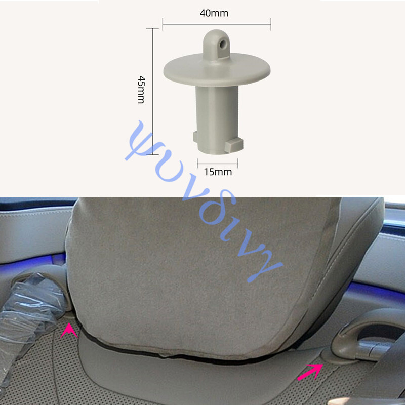 >For Mercedes W222 X222 W463 Gray Rear Seat Belt Fastener Guide Ring ...