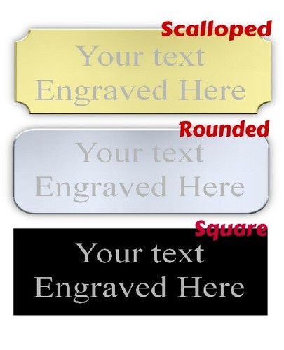Blank Trophy Plates Plaque (x10 x25 x50 x100) Engraving Gravograph ...