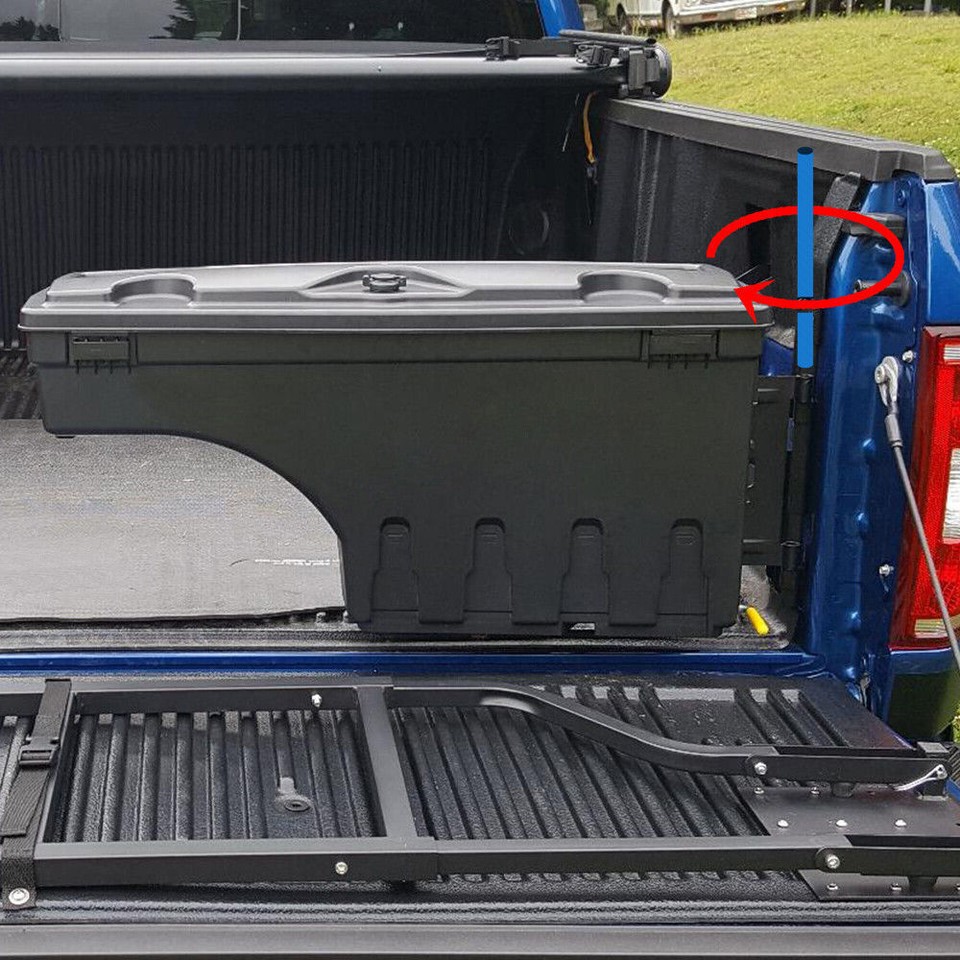 For 2015-2022 Ford F150 F-150 Truck Bed Storage Tool Box Swing Case ...