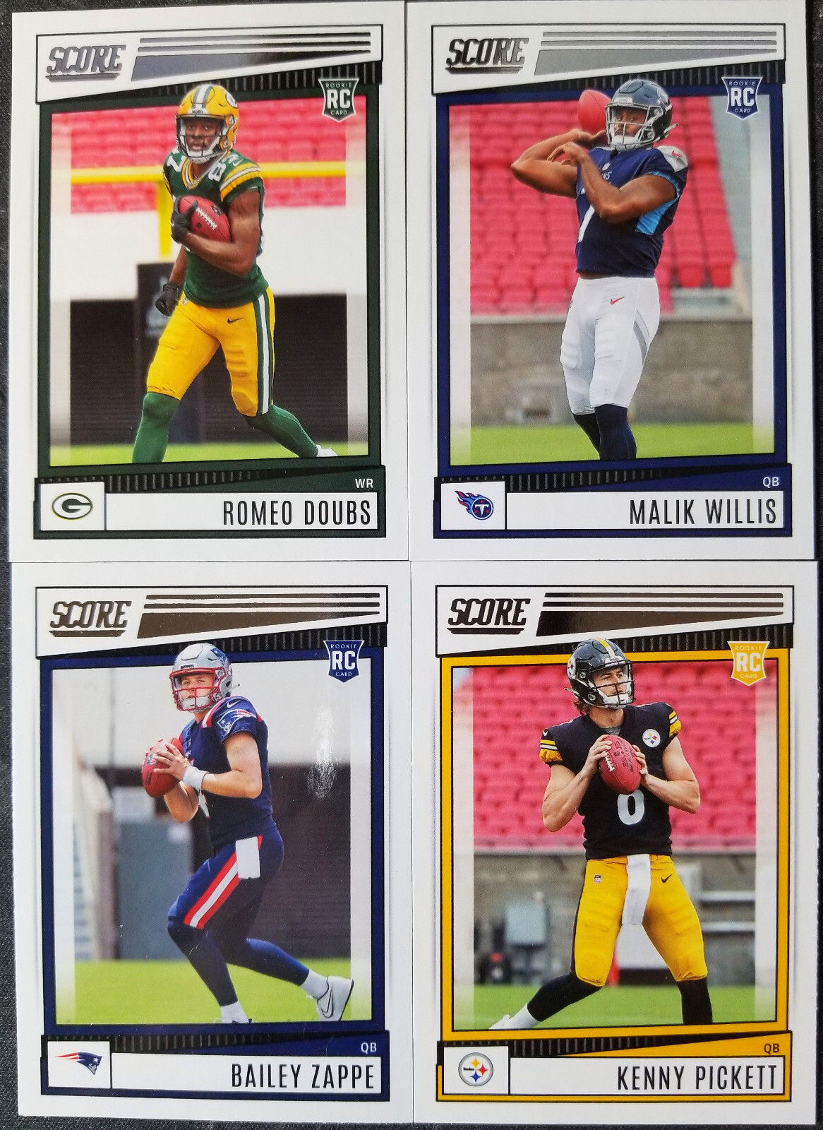 2022 SCORE Football ROOKIE Cards - You Pick - Finish your set! | eBay