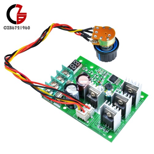 10-60V DC Motor Driver Speed Control Governor Soft Start H-Bridge ...