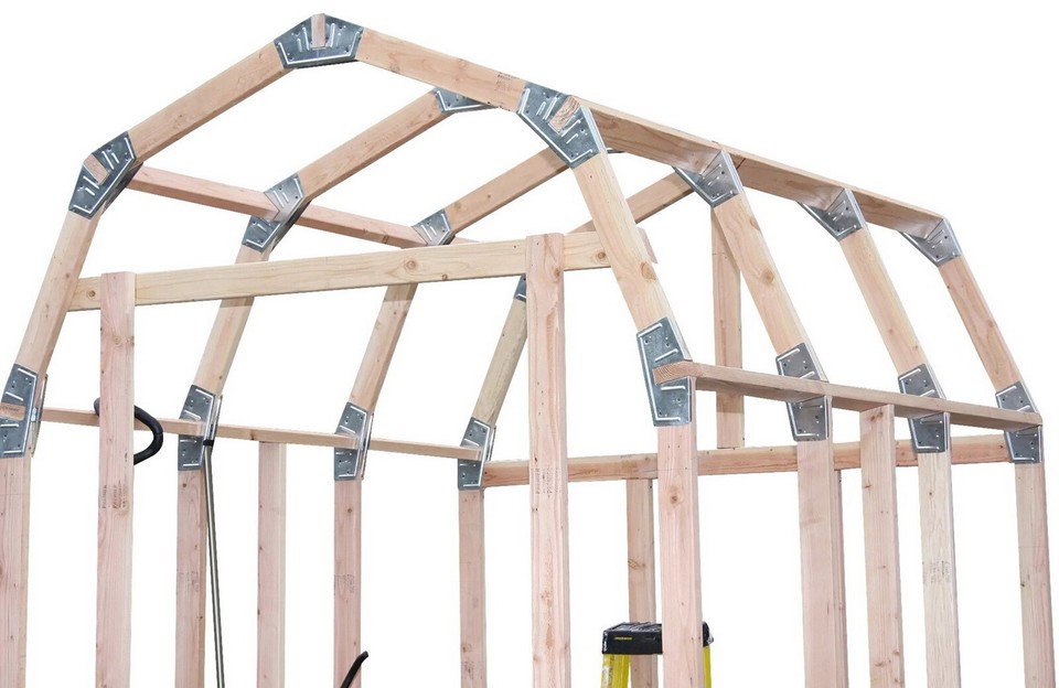 Shed Framing Kit 7' x 8' Outdoor Garden Yard Storage Barn Shelter-It EZ ...