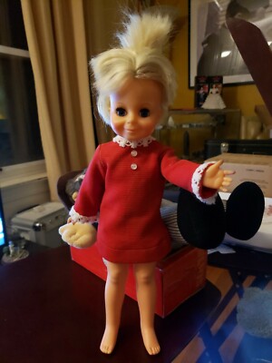 1970 Chrissy Doll by Ideal Toy Corp. Blonde Hair Growing Hair Doll cous ...