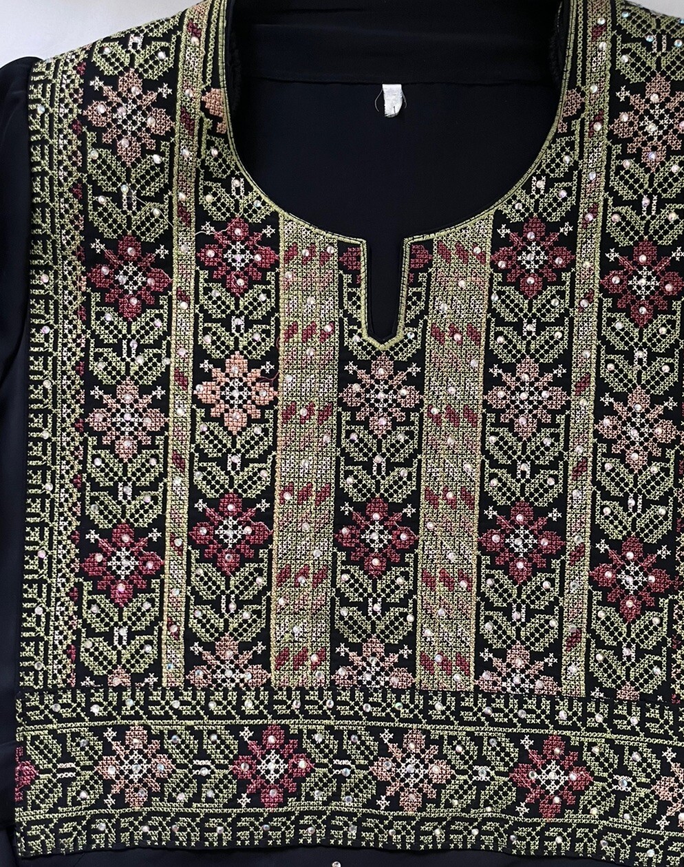 Palestinian Embroidered Thobe, A Traditional Heritage… - Gem