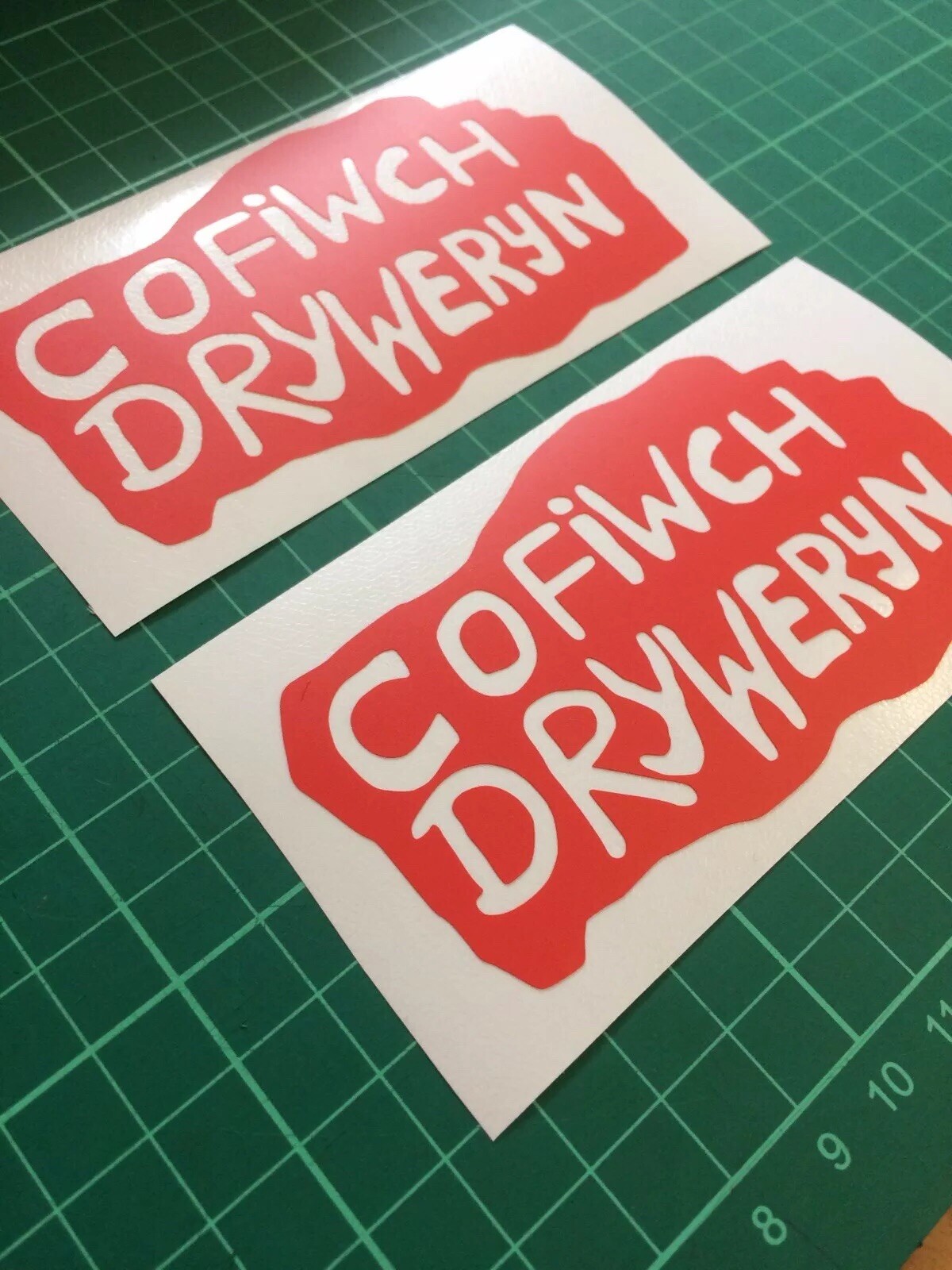 (X2) Cofiwch Dryweryn Decals Stickers Welsh Cymru Custom Bumper Pair ...