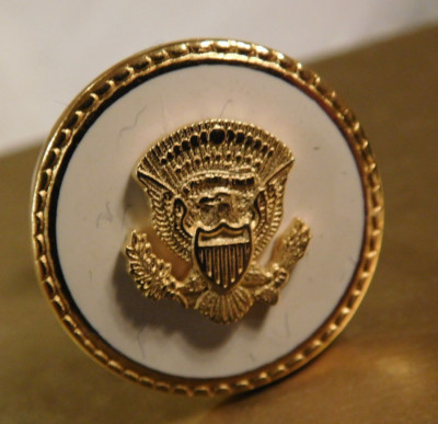 Al gore VIP gift ULTRA RARE White Cobalt V Presidential Lapel pin | eBay