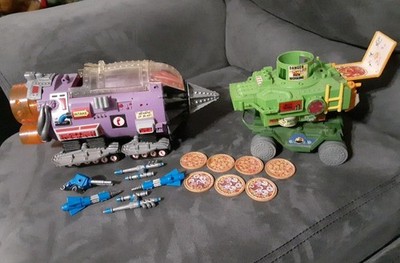 Vintage Teenage Mutant Ninja Turtles TMNT Module Drill & Pizza Thrower ...