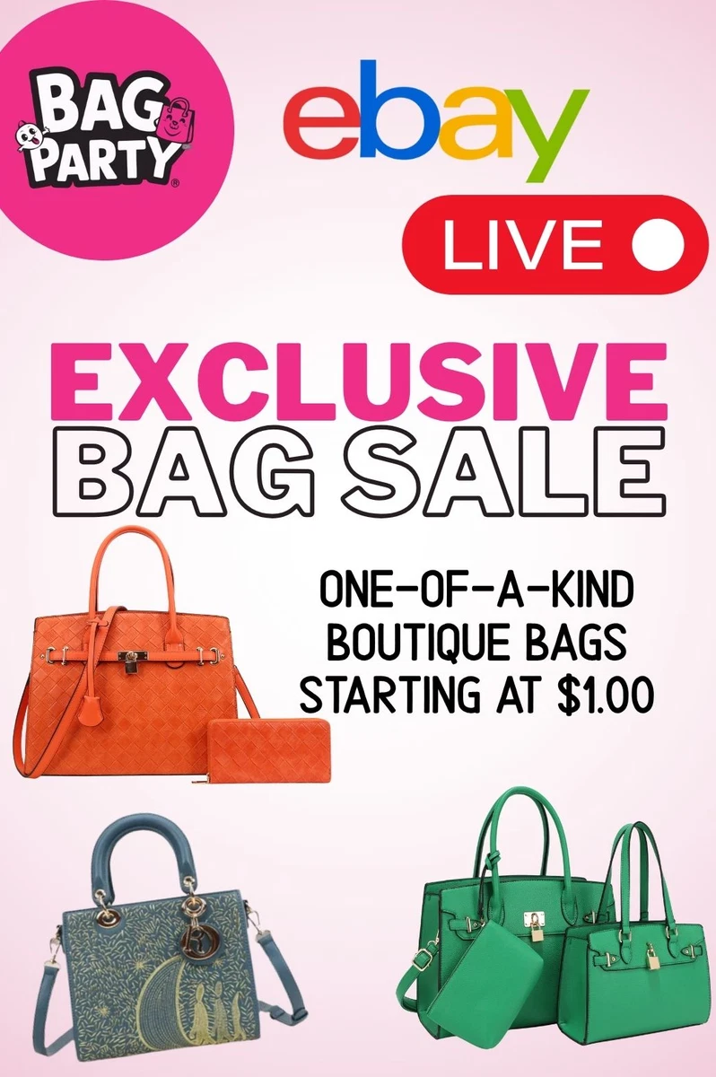 $1 UPSCALE BAGS?! YES- ONLY ONE OF EACH AVAILABLE! DON'T MISS OUT ...