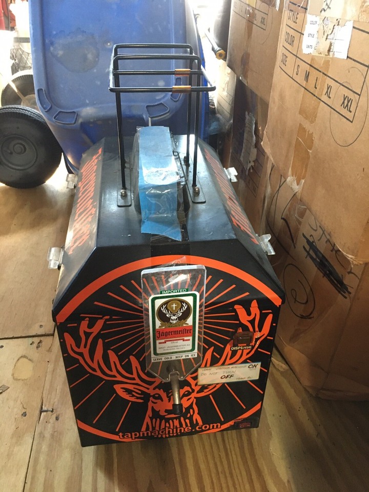 Jagermeister Tap Machine Model J99 Three 3 Bottle Shot Dispenser ...