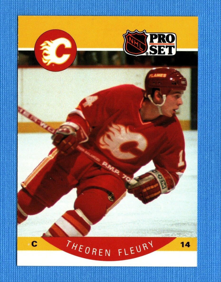 1990-91 Pro Set #33 Theoren Fleury Flames | eBay