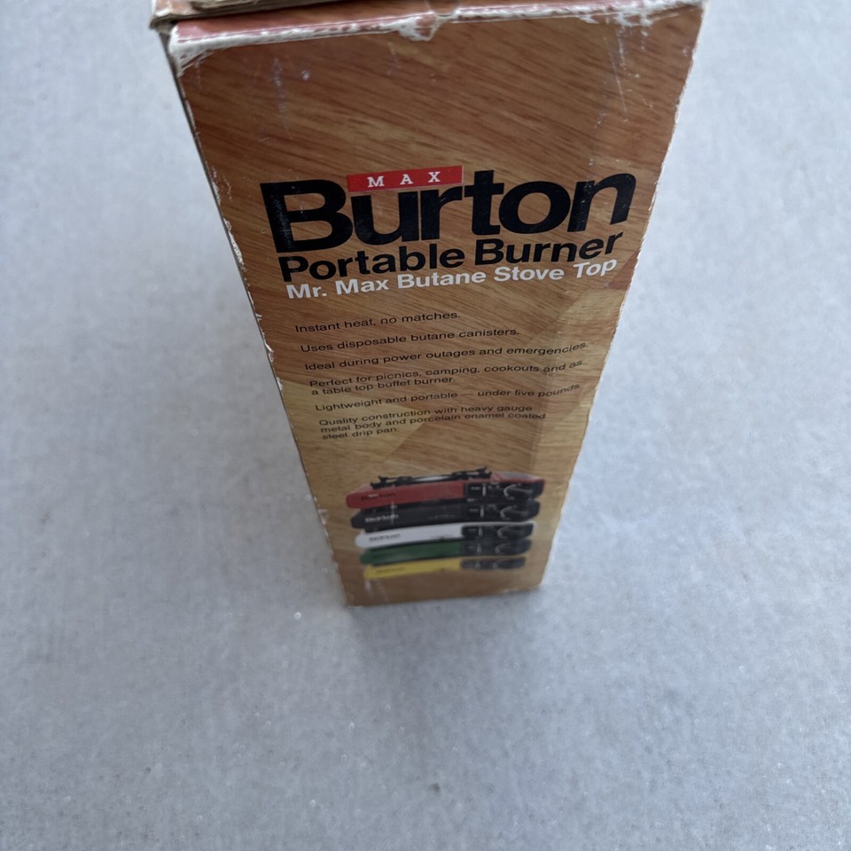 Max Burton Mr. Max Table Top Burner (Black) | eBay