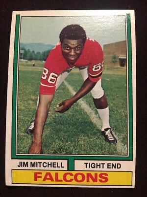 1974 Topps #107 Falcons Jim Mitchell Football Card | eBay