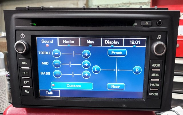 07 Saab 9-3 Navigation GPS System Radio CD Player LCD Display Screen ...