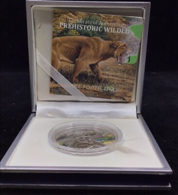 Sabre Tooth Tiger Prehistoric Wildlife Coin | eBay