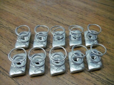 Mini 8-32 Channel Spring Nut (Quantity of 10) | eBay