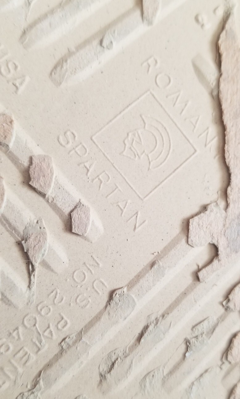 Vintage Romany Spartan Stylon Glossy USA 4-1/4" Coral Shell pink tile ...