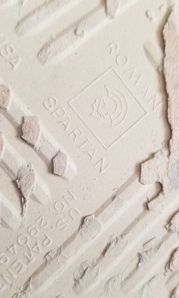 Vintage Romany Spartan Stylon Glossy USA 4-1/4" Coral Shell pink tile ...