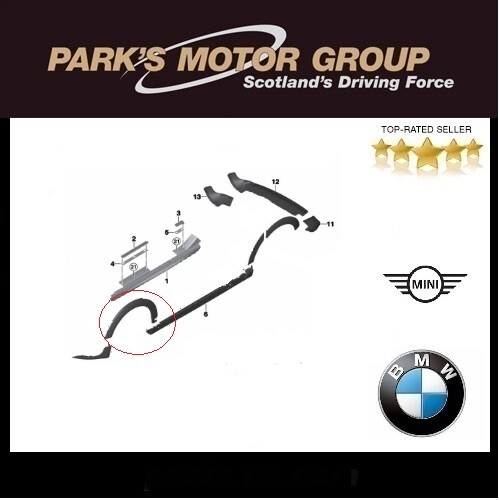 MINI Genuine Front Wheel Arch Trim Extension Right F55 F56 BMW ...