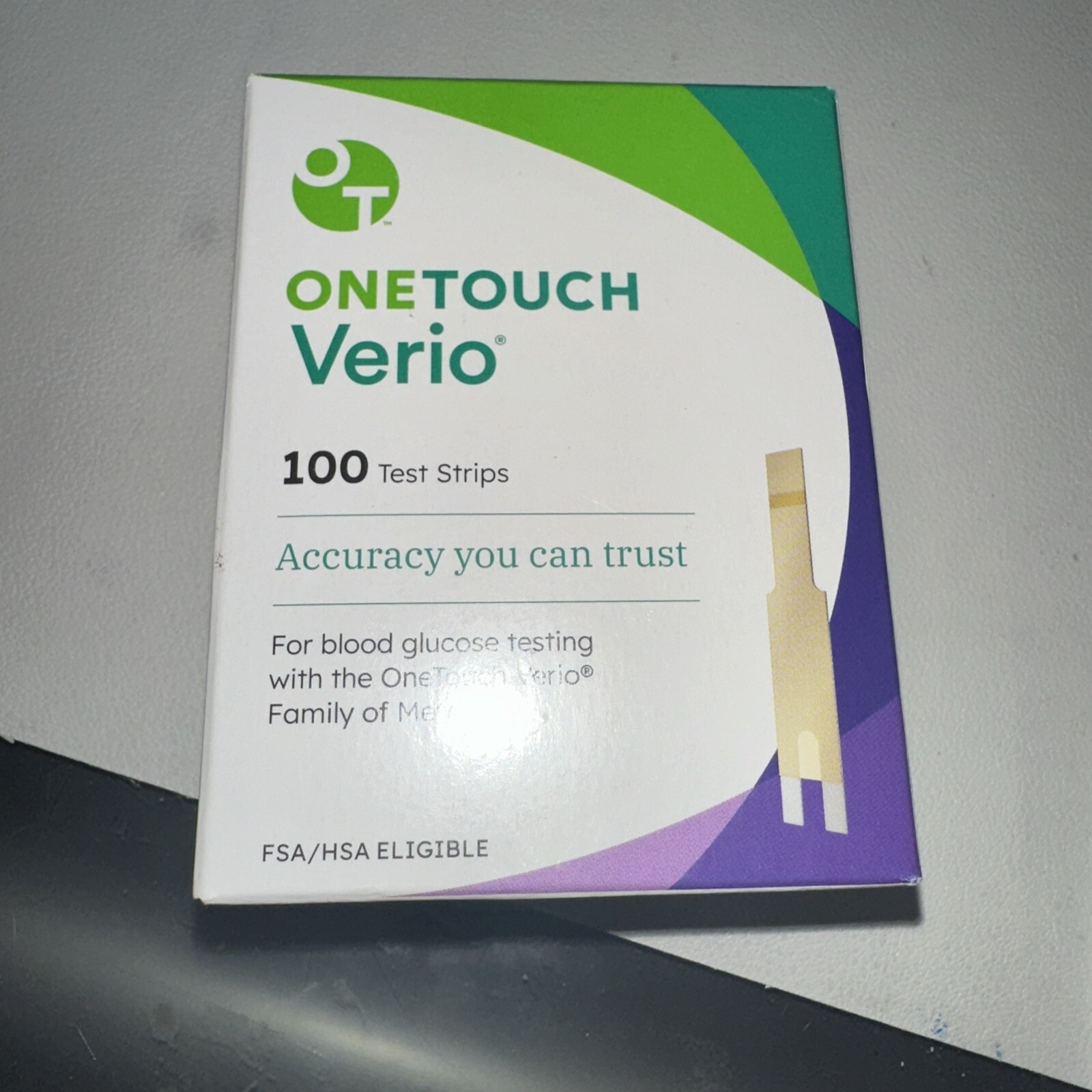 OneTouch Verio Glucose Blood Test Strips - 100 Ct Unopened Brand New 4/ ...