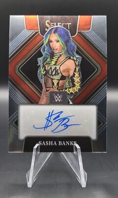 2022 Panini Select WWE Signatures AUTO Sasha Banks #SG-SBK | eBay