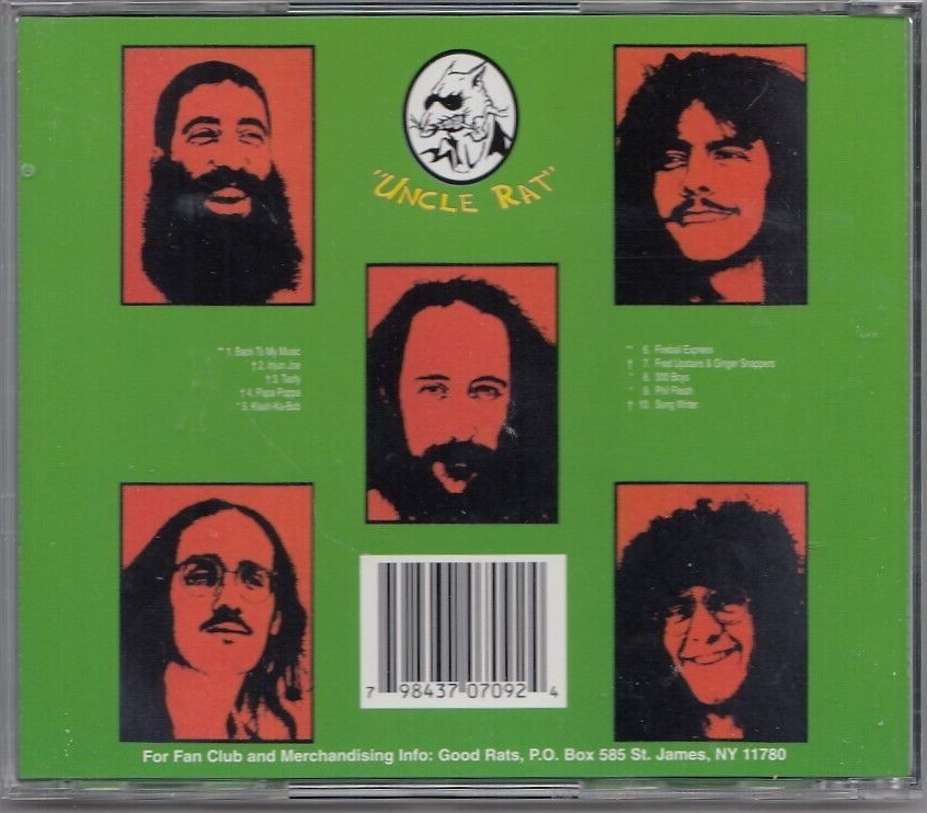 Good Rats – Tasty - Uncle Rat Music - Rare Classic Rock OOP 1997 CD | eBay