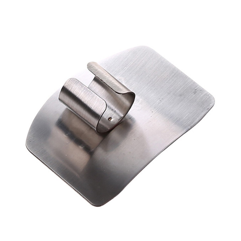Kitchen Finger Hand Protector Guard Stainless Steel Chop Slice Shield ...