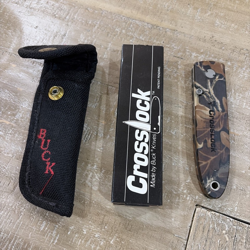 Brand New Vintage Buck CrossLock Folding Knife Limited LL Bean Edition ...