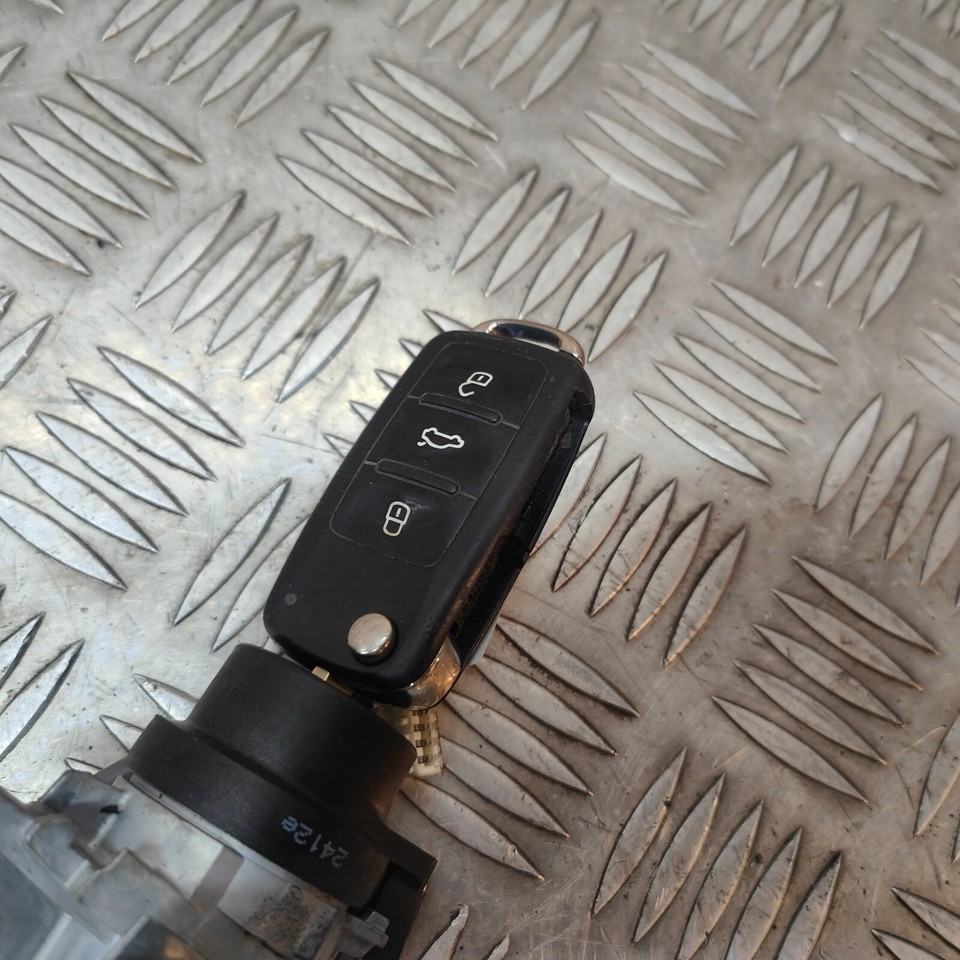 IGNITION BARREL WITH KEY VW SCIROCCO MK5 GOLF 1K0905851B 1K0905865A ...