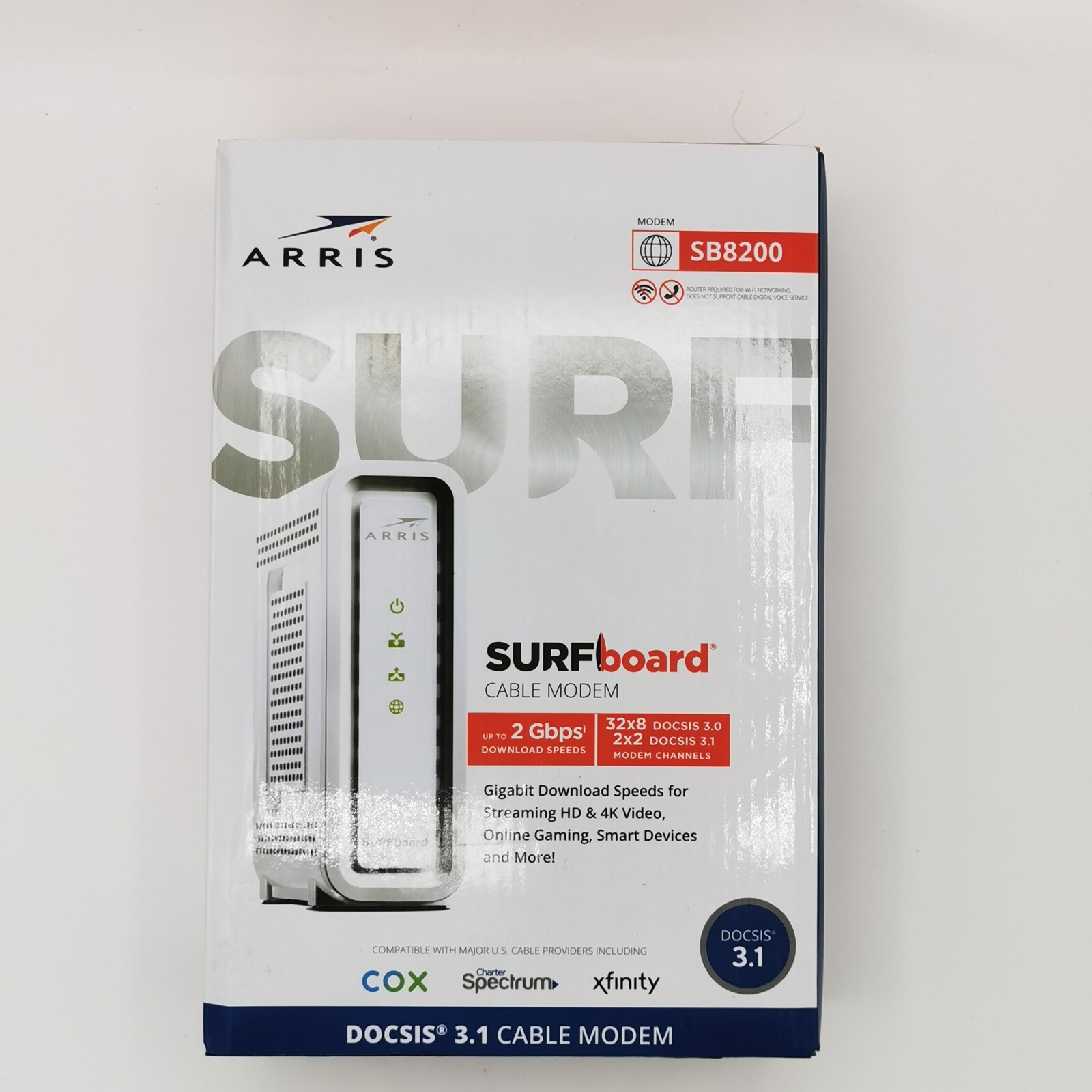 ARRIS SURFboard SB8200 DOCSIS 3.1 2Gbps Cable Modem | eBay