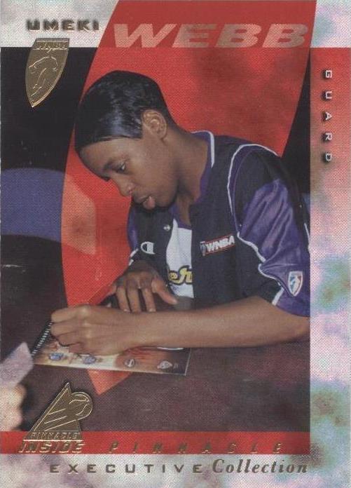 1997 Pinnacle Inside WNBA - Umeki Webb #42 Executive Collection (RC ...