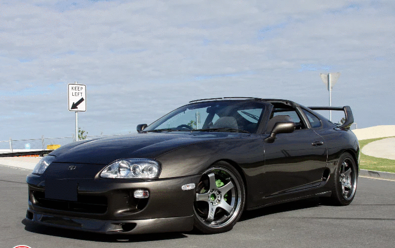 Front Bumper Lip Fits Toyota Supra V2 Style Splitter Spoiler 2JZ (93-98 ...