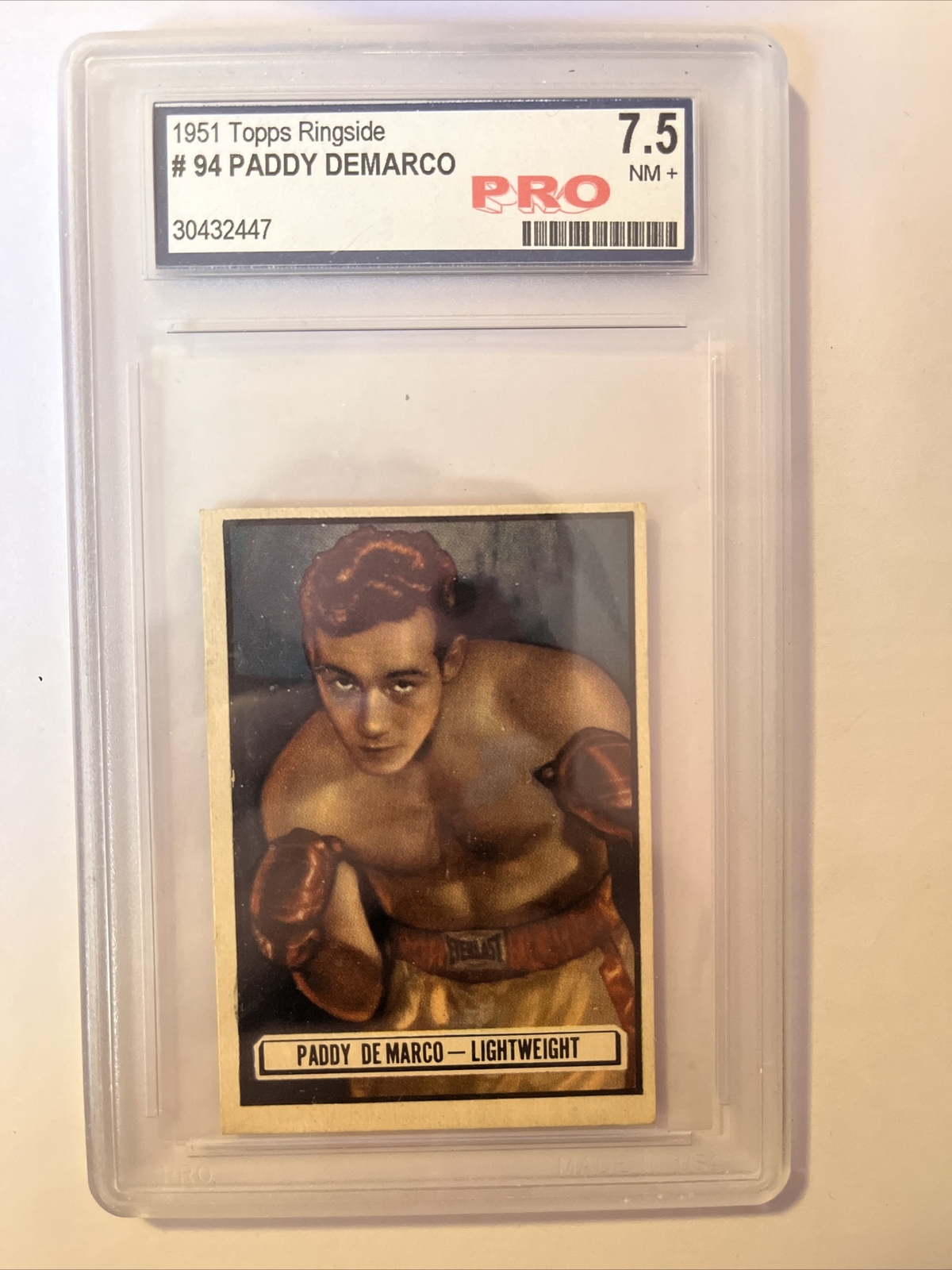 1951 Topps Ringside Boxing #94 Paddy DeMarco - PRO 7.5 NM+ | eBay