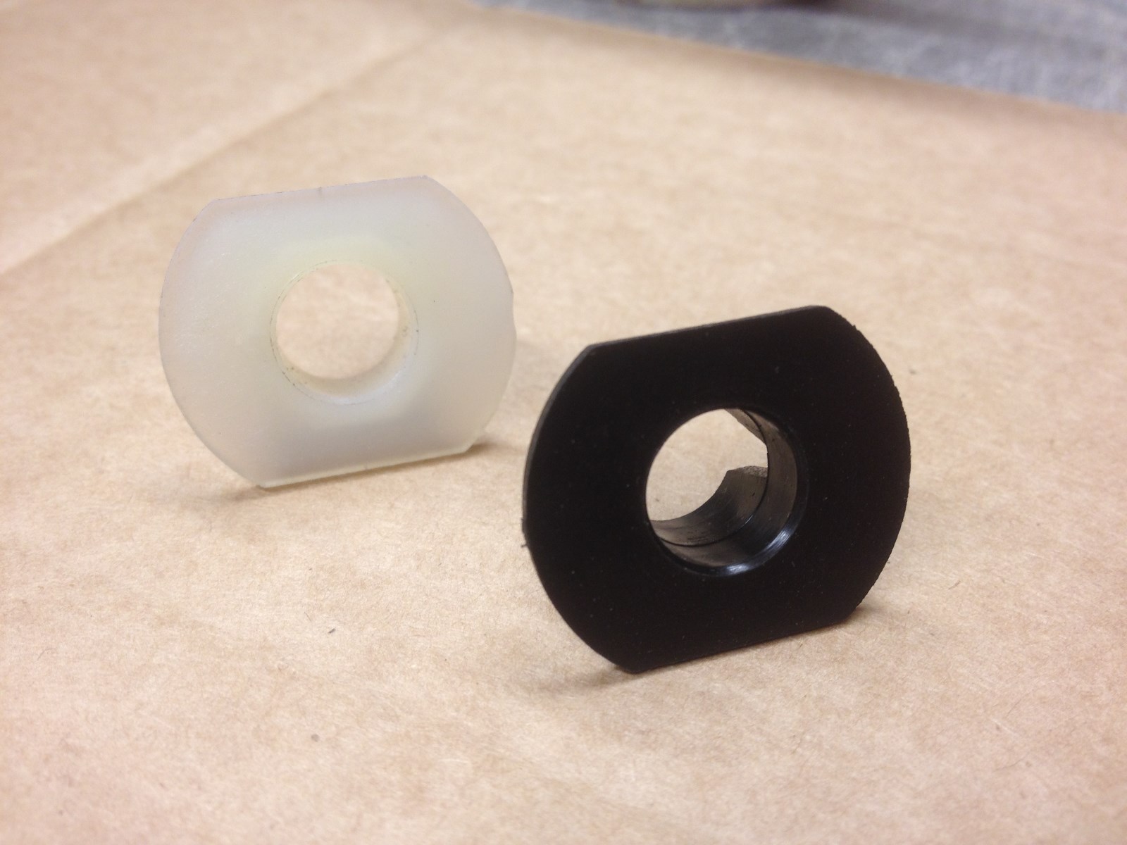 Ford Mk1 Escort Throttle Pedal Bushes ( 1 Black & 1 White) | eBay UK