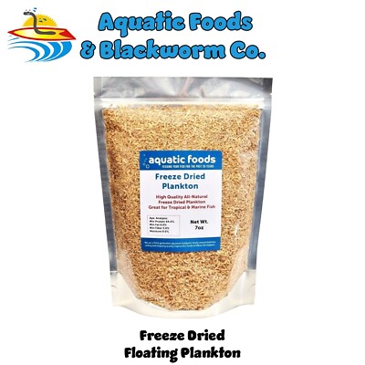 Plankton--Freeze Dried Plankton For Marines, Corals, Tropical Fish. 7oz ...