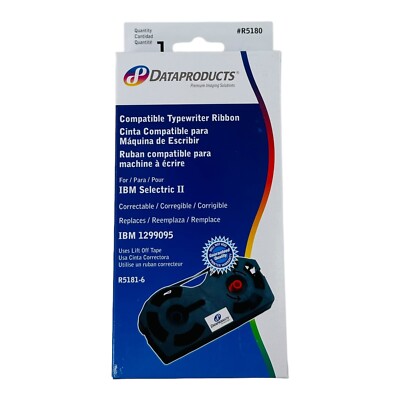 Dataproducts R5180 Compatible Typewriter Ribbon for IBM Selectric II ...